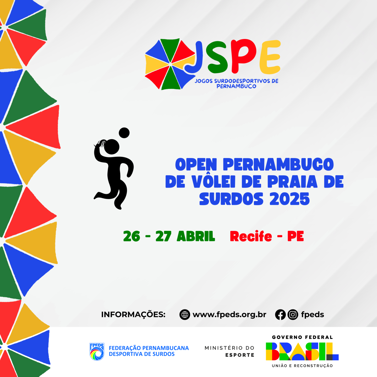 JSPE - OPEN PERNAMBUCO DE VÔLEI DE PRAIA DE SURDOS 2025 - FPEDS ...